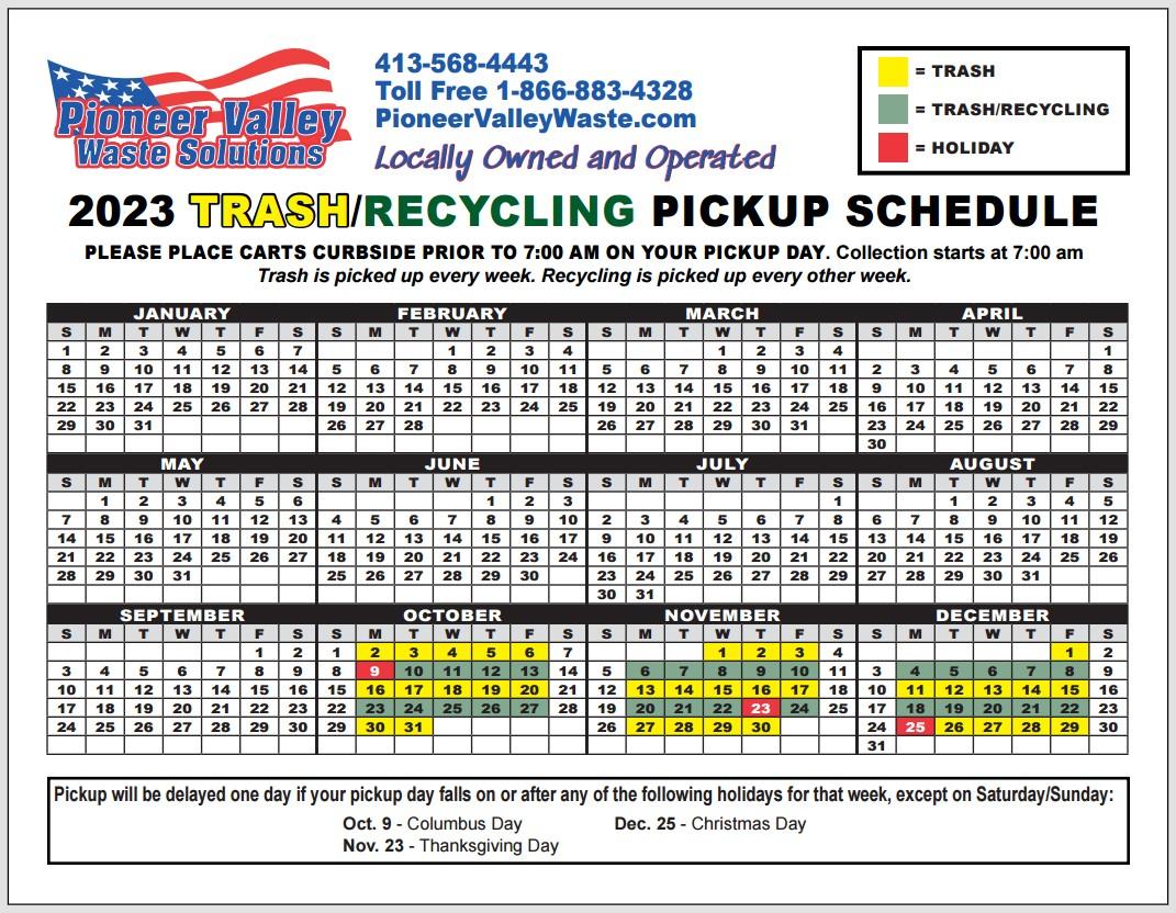 Calendar – Pioneer Valley Waste Solutions